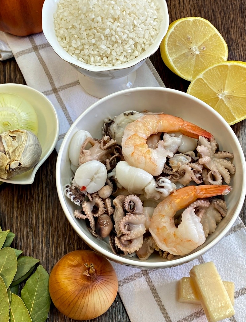 Creamy Seafood Risotto - Delice Recipes
