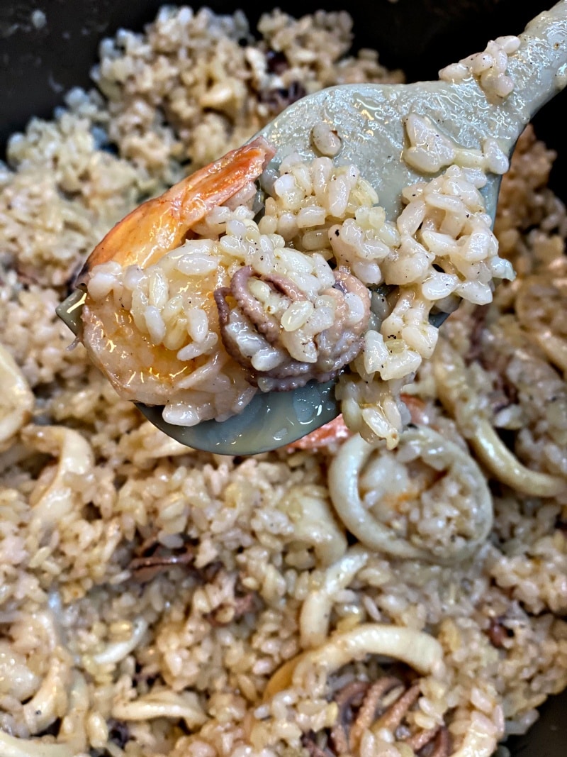 Creamy Seafood Risotto - Delice Recipes