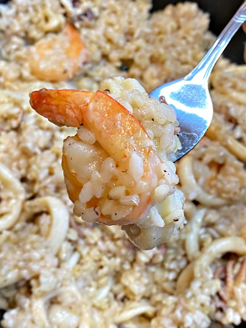 Creamy Seafood Risotto - Delice Recipes