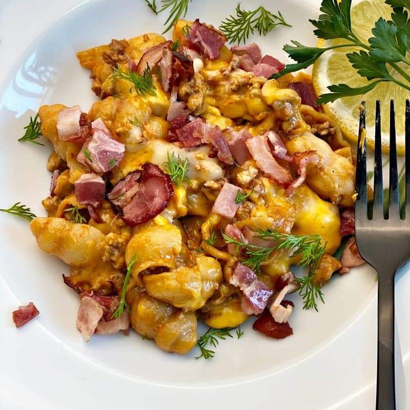 Instant Pot Lazy Macaroni with Juicy Meat Sauce - Delice Recipes