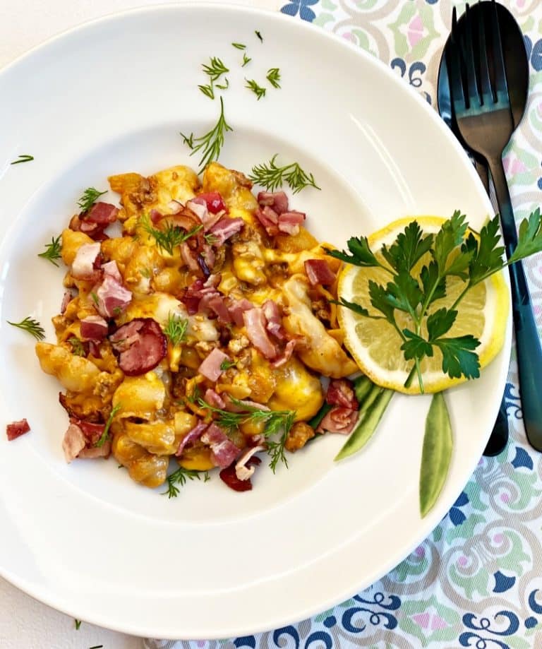 Instant Pot Lazy Macaroni with Juicy Meat Sauce - Delice Recipes