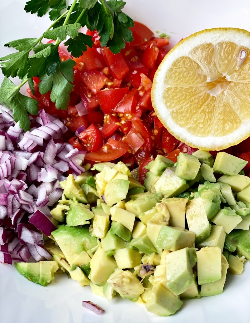Creamy & Chunky Avocado Salsa - Delice Recipes