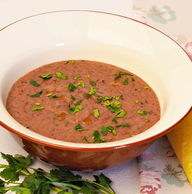 Homemade Smooth Refried Beans - Delice Recipes