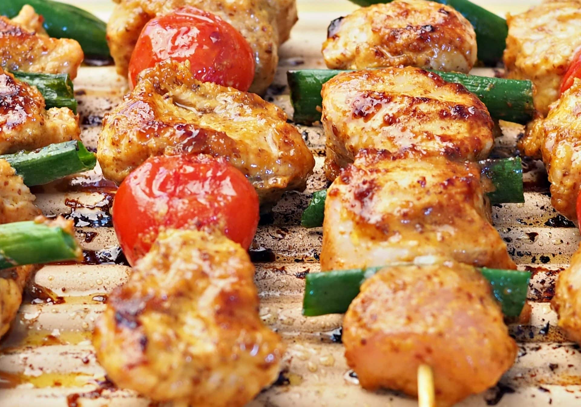 Turkey Kabobs Made On Grill Pan - Delice Recipes
