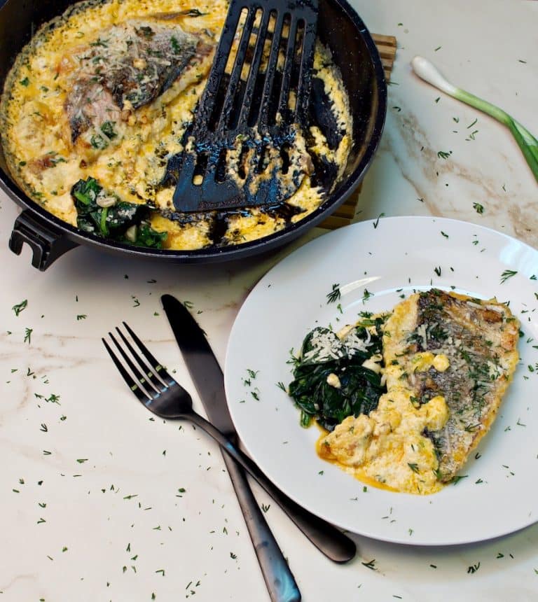 Creamy Baked Sea Bream Fillets - Delice Recipes