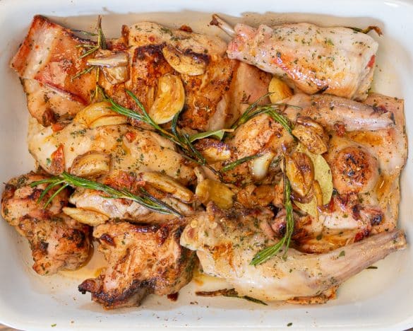 Tender & Juicy Roasted Rabbit Recipe - Delice Recipes