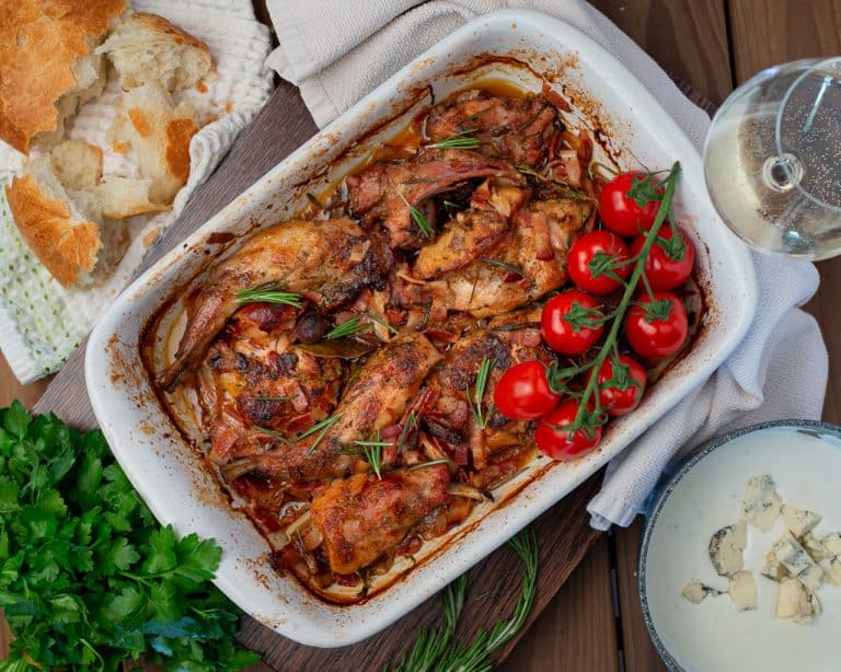 Tender & Juicy Roasted Rabbit Recipe - Delice Recipes