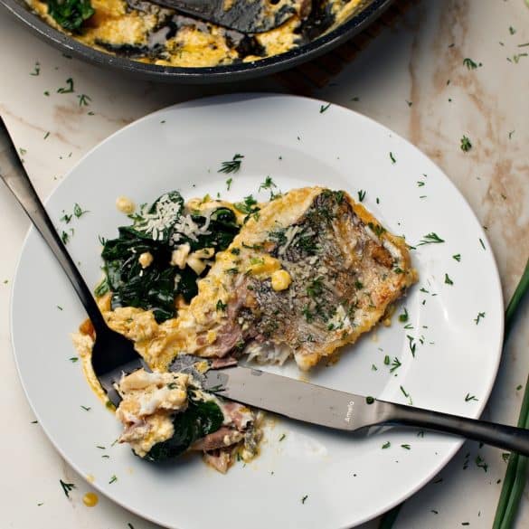 Creamy Baked Sea Bream Fillets - Delice Recipes