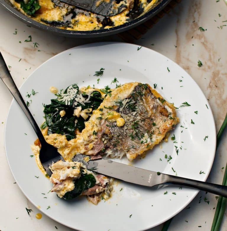 Creamy Baked Sea Bream Fillets - Delice Recipes