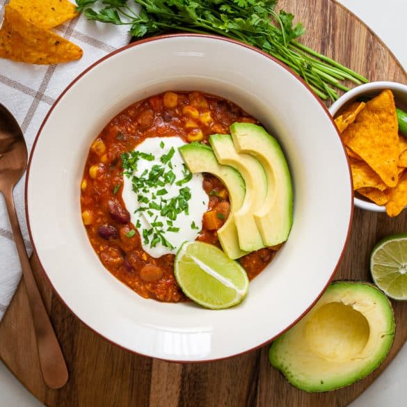 Chili Bean Soup - Delice Recipes