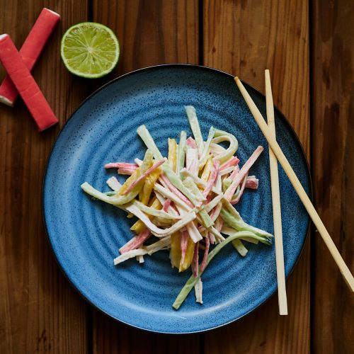 Japanese Kani Salad Recipe [Video] - Delice Recipes
