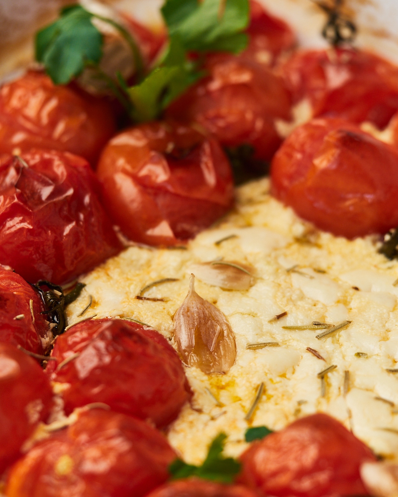 Mediterranean Baked Feta Cheese With Tomatoes - Bouyourdi - Delice Recipes