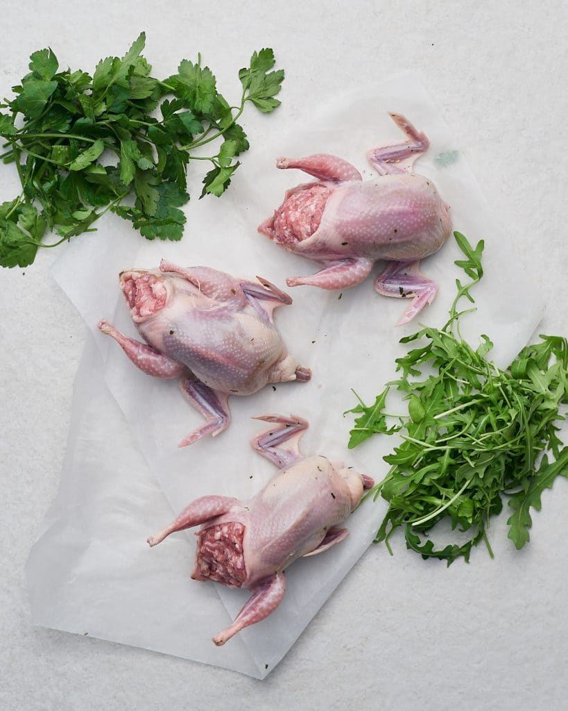 Sausage Stuffed Quail Gourmand Recipe - Delice Recipes