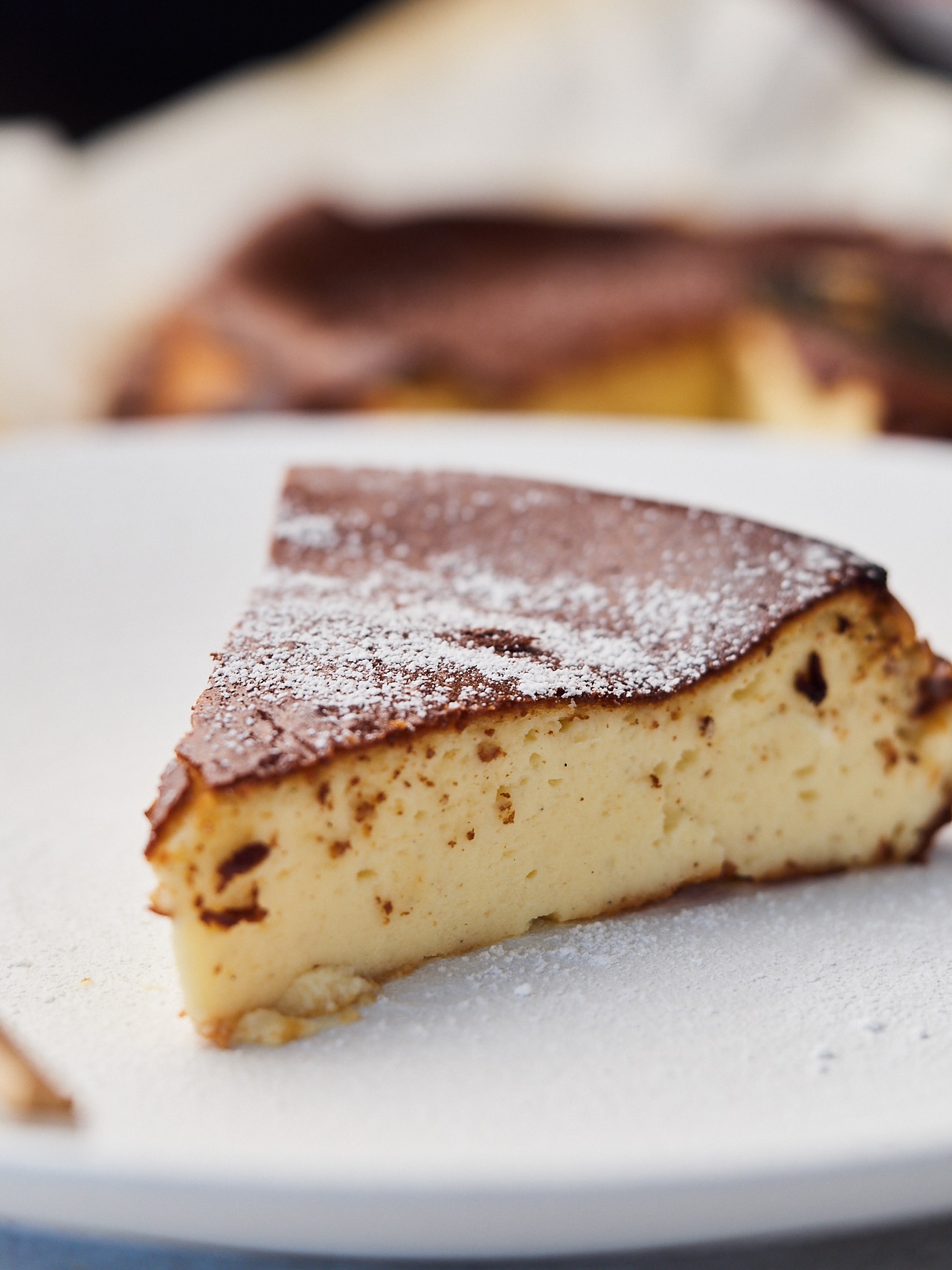 Spanish Basque Burnt Cheesecake - Delice Recipes
