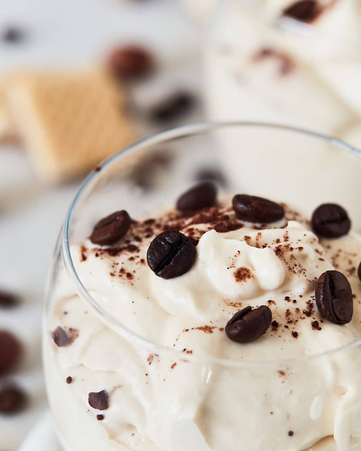 No-Bake Coffee Yogurt Mousse - Delice Recipes