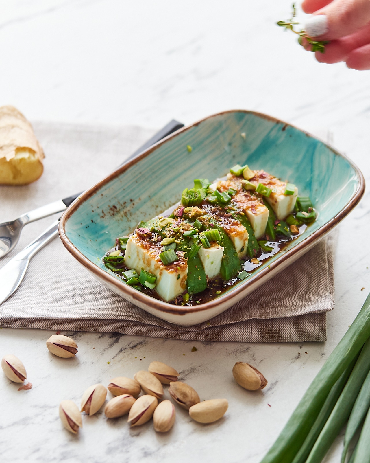 Vegan Tofu Avocado Salad - Delice Recipes