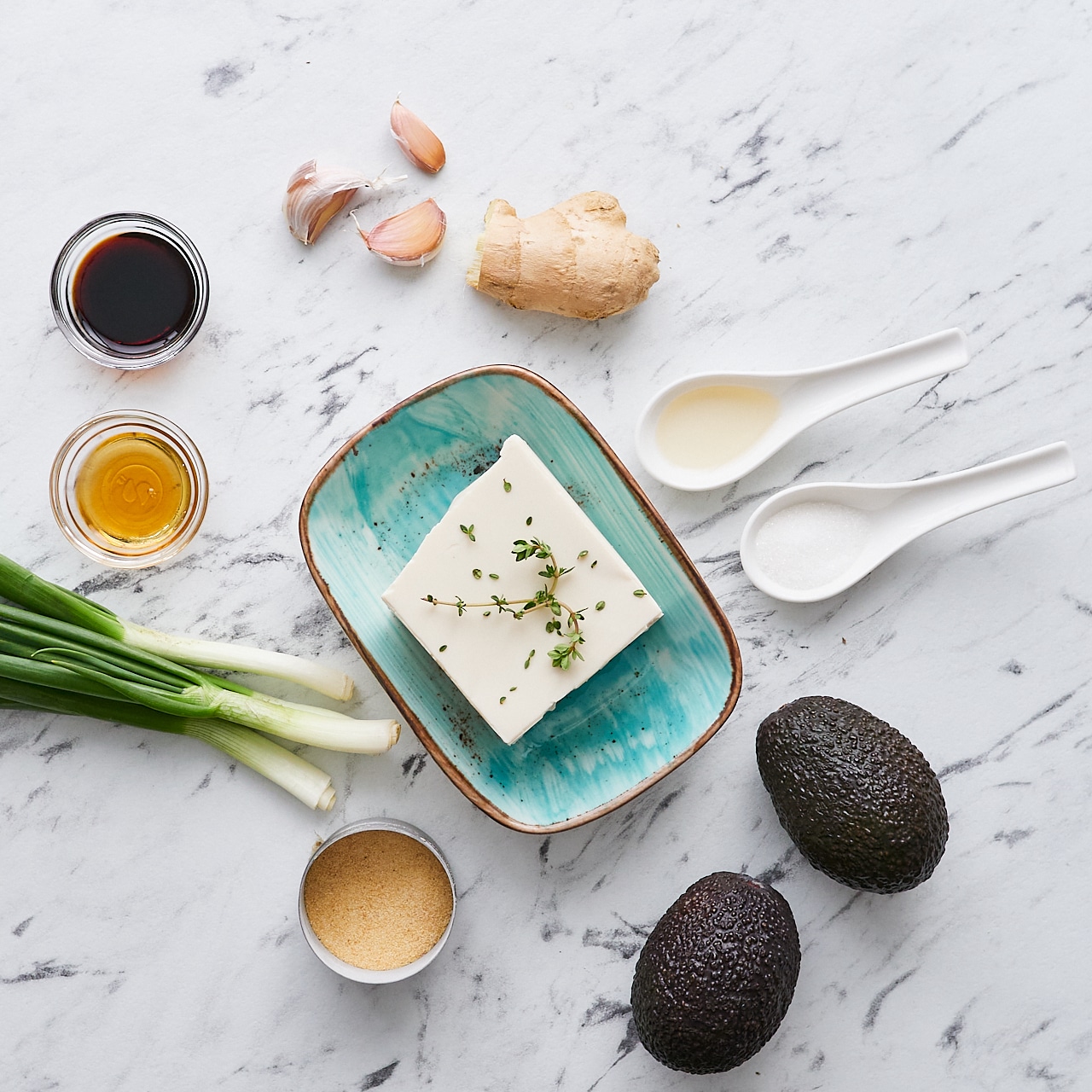 Vegan Tofu Avocado Salad - Delice Recipes