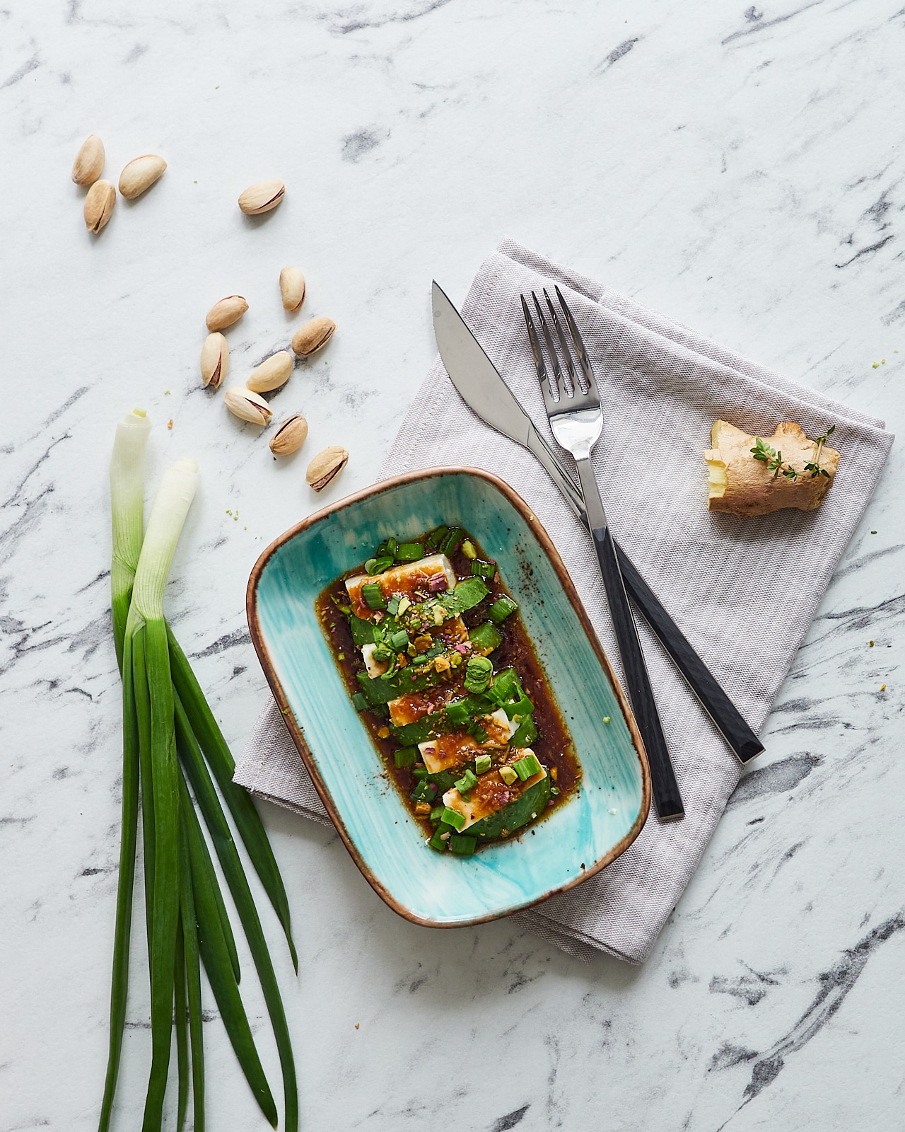 Vegan Tofu Avocado Salad - Delice Recipes