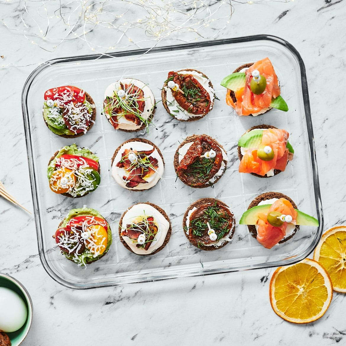 Easy & Elegant Canapés Recipe [VIDEO] - Delice Recipes