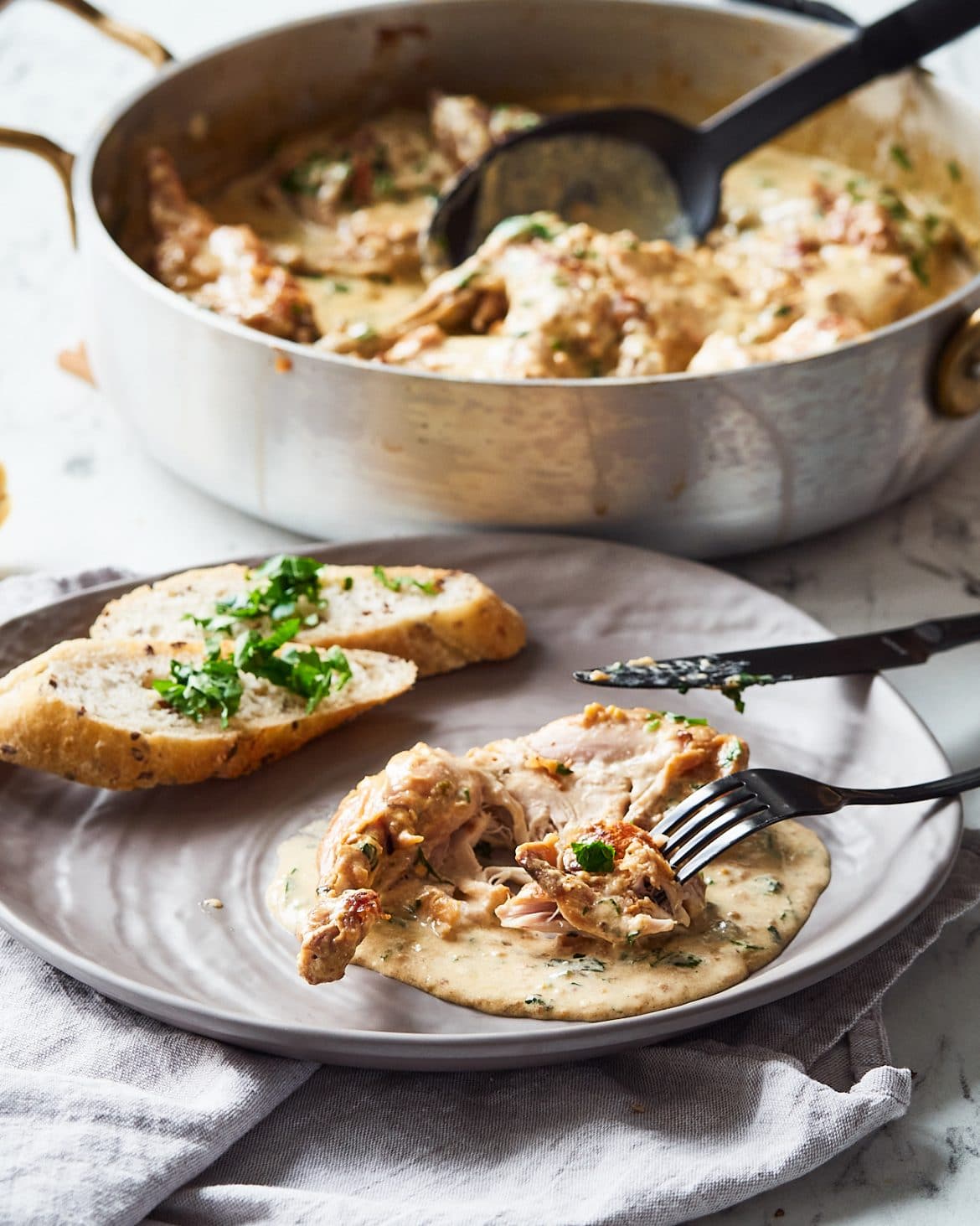 Creamy Rabbit Stew with Capers [VIDEO] - Delice Recipes