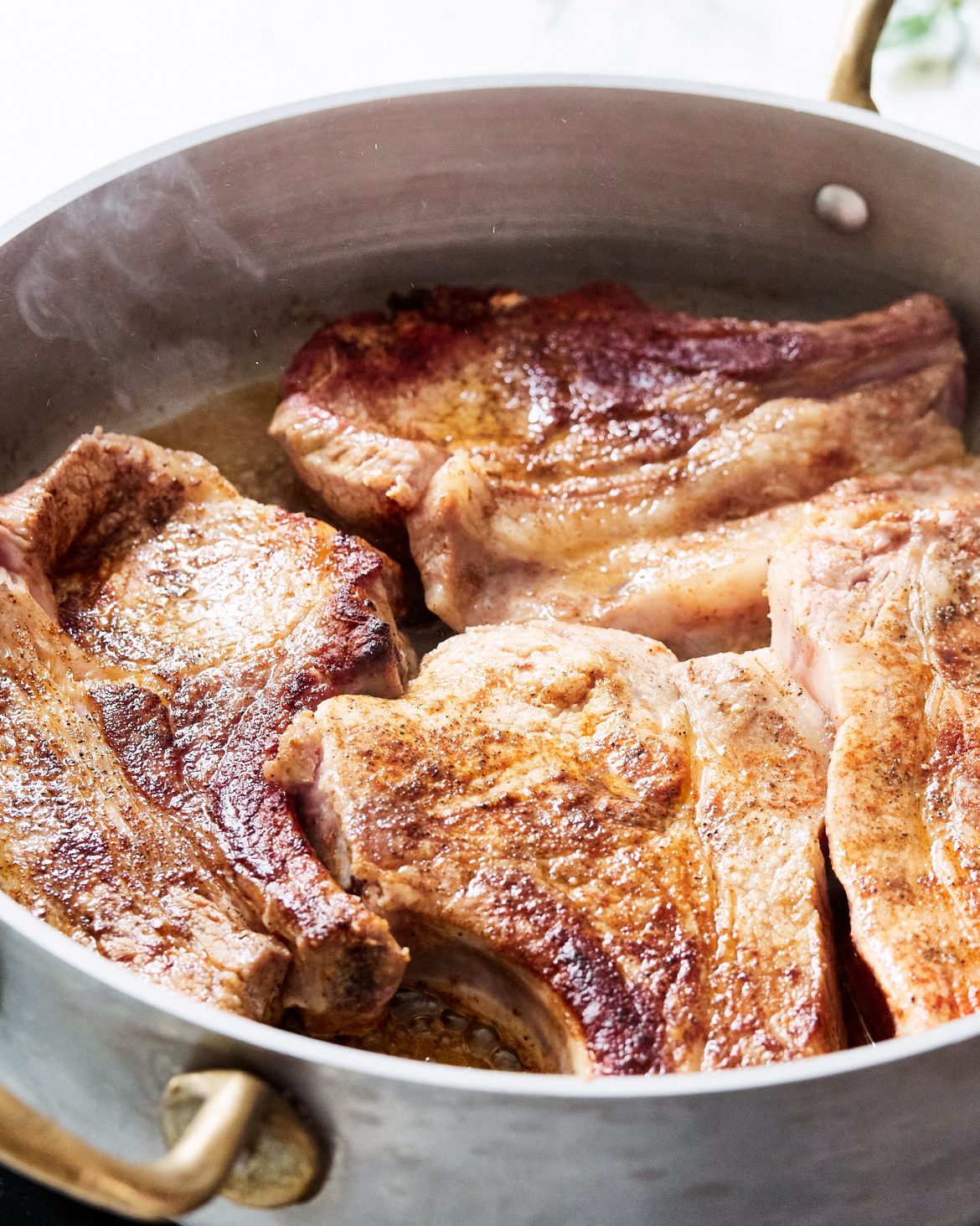 Honey Mustard Pork Chops with Potatoes [VIDEO] - Delice Recipes