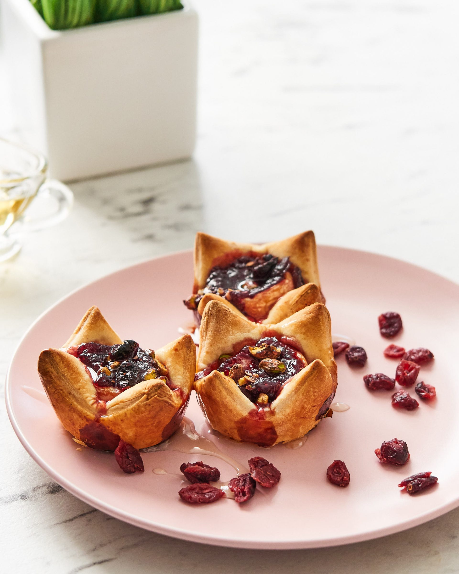 Baked Cranberry Brie Appetizers - Delice Recipes