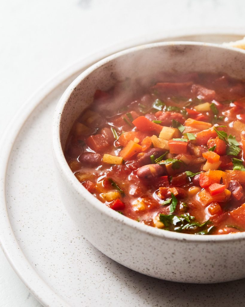 Vegetable Country-Style Bean Soup - Delice Recipes