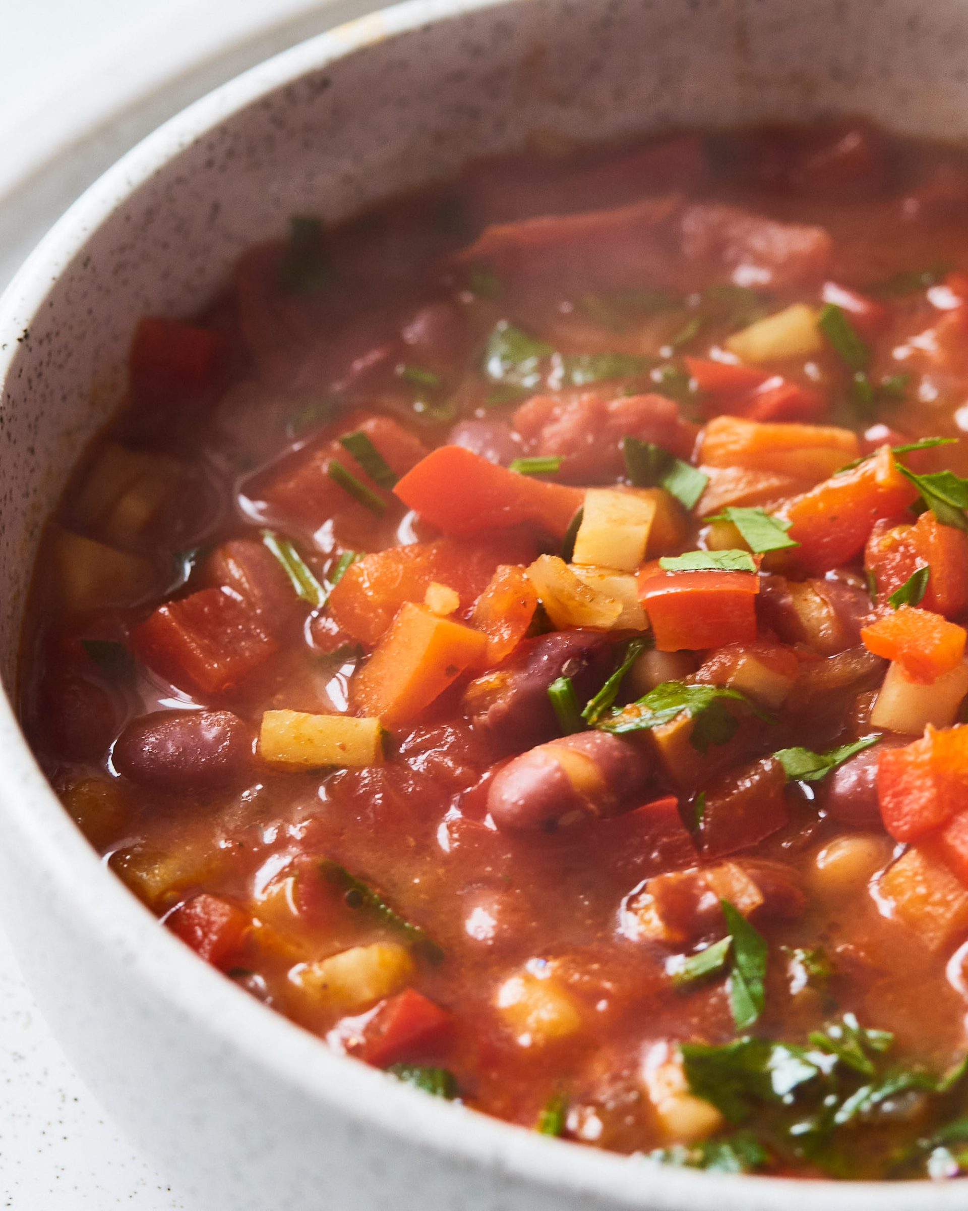Vegetable Country-Style Bean Soup - Delice Recipes
