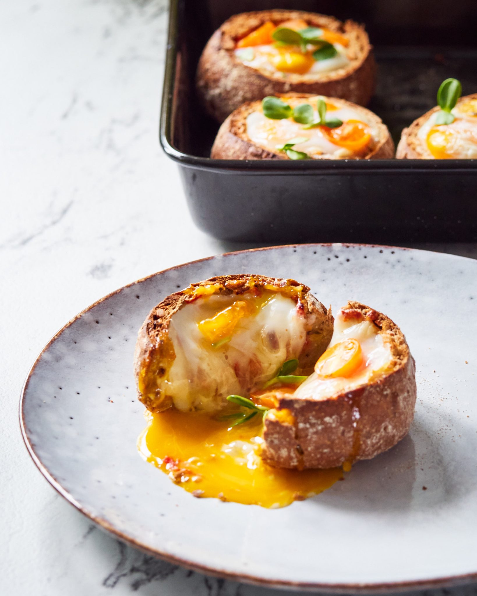 Baked Eggs for Breakfast [Video] - Delice Recipes