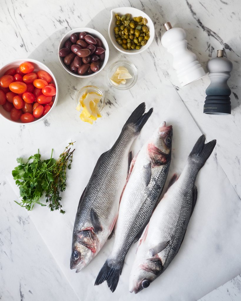 Greek-style Poached Sea Bass Recipe [Video] - Delice Recipes