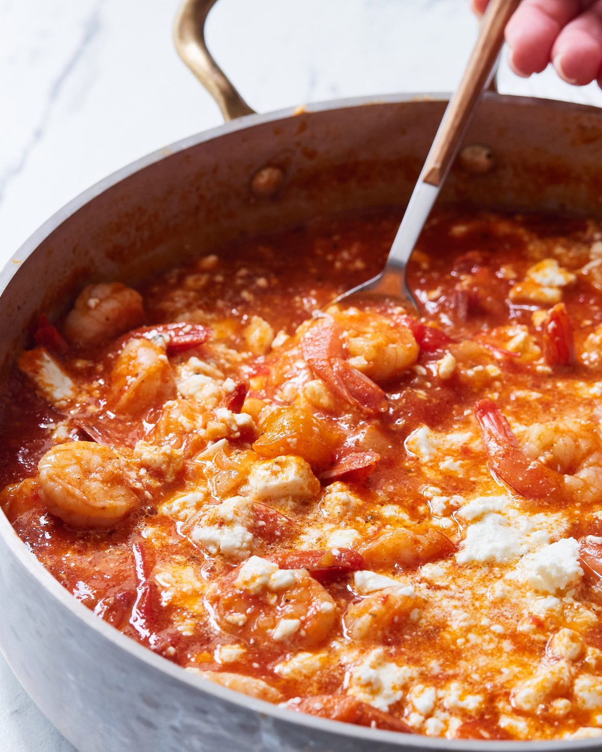 Shrimp Saganaki - The Greek Staple [VIDEO] - Delice Recipes