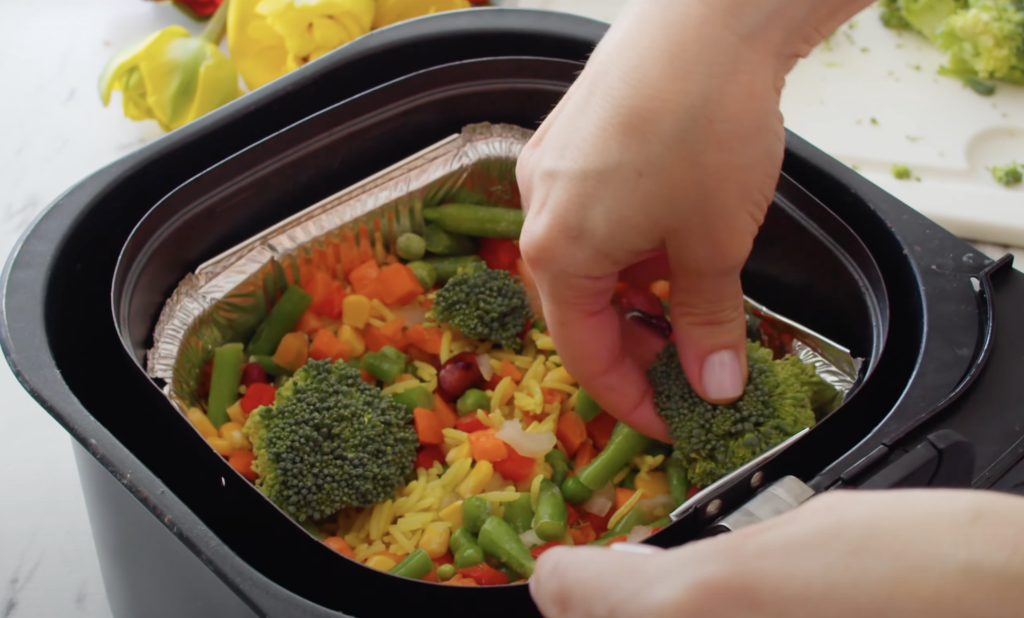 Air Fryer Fried Rice - Delice Recipes