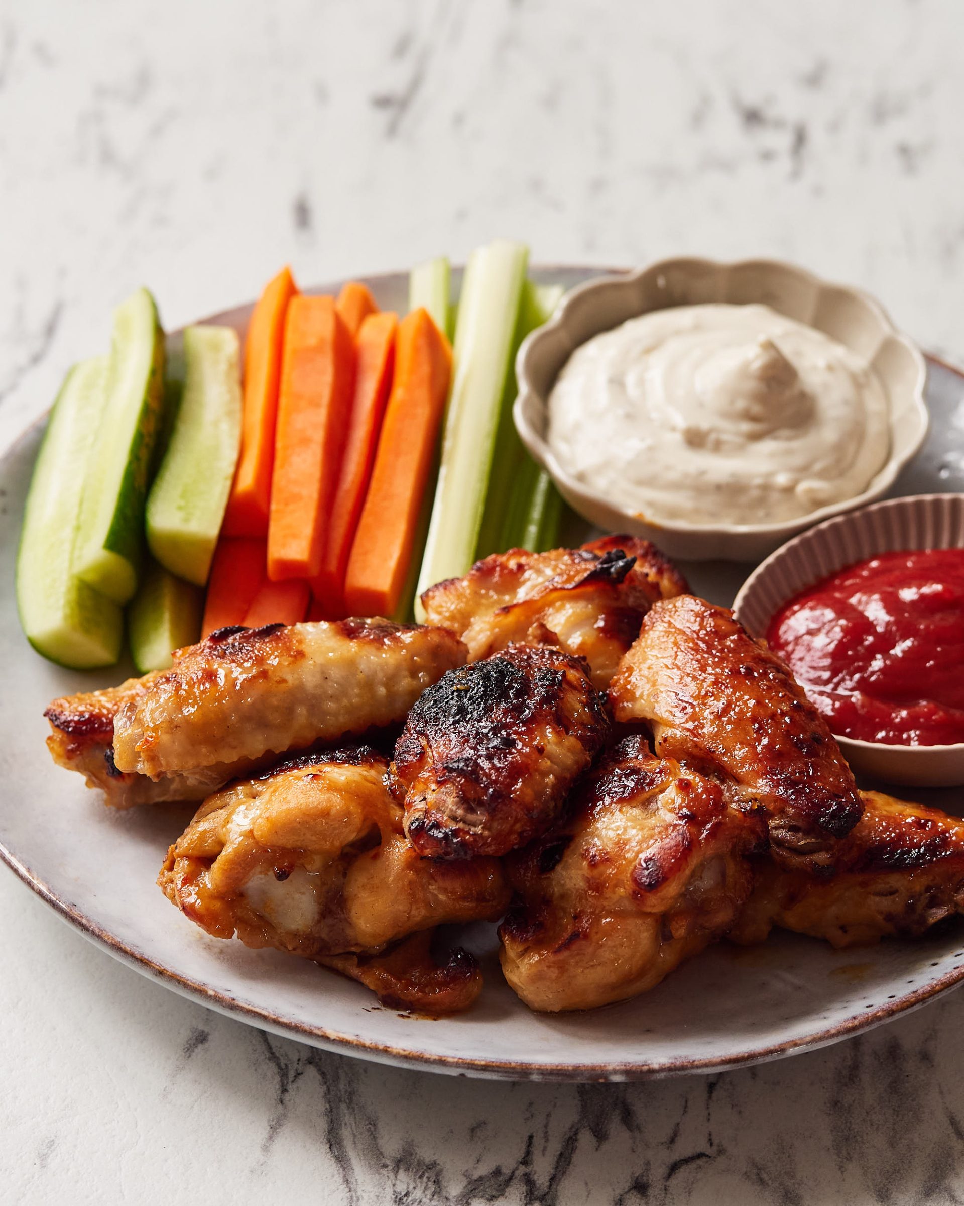 Air Fryer Honey Mustard Chicken Wings Recipe - Delice Recipes