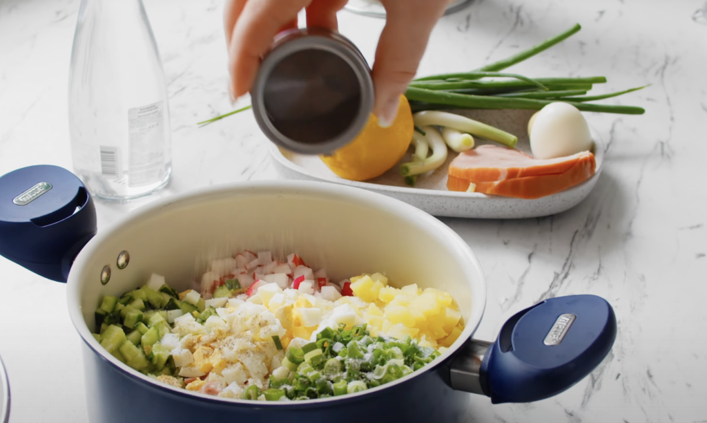 Okroshka Recipe (Refreshing Cold Russian Summer Soup) - Delice Recipes