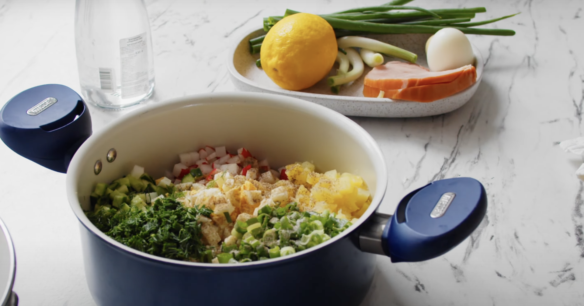 Okroshka Recipe (Refreshing Cold Russian Summer Soup) - Delice Recipes