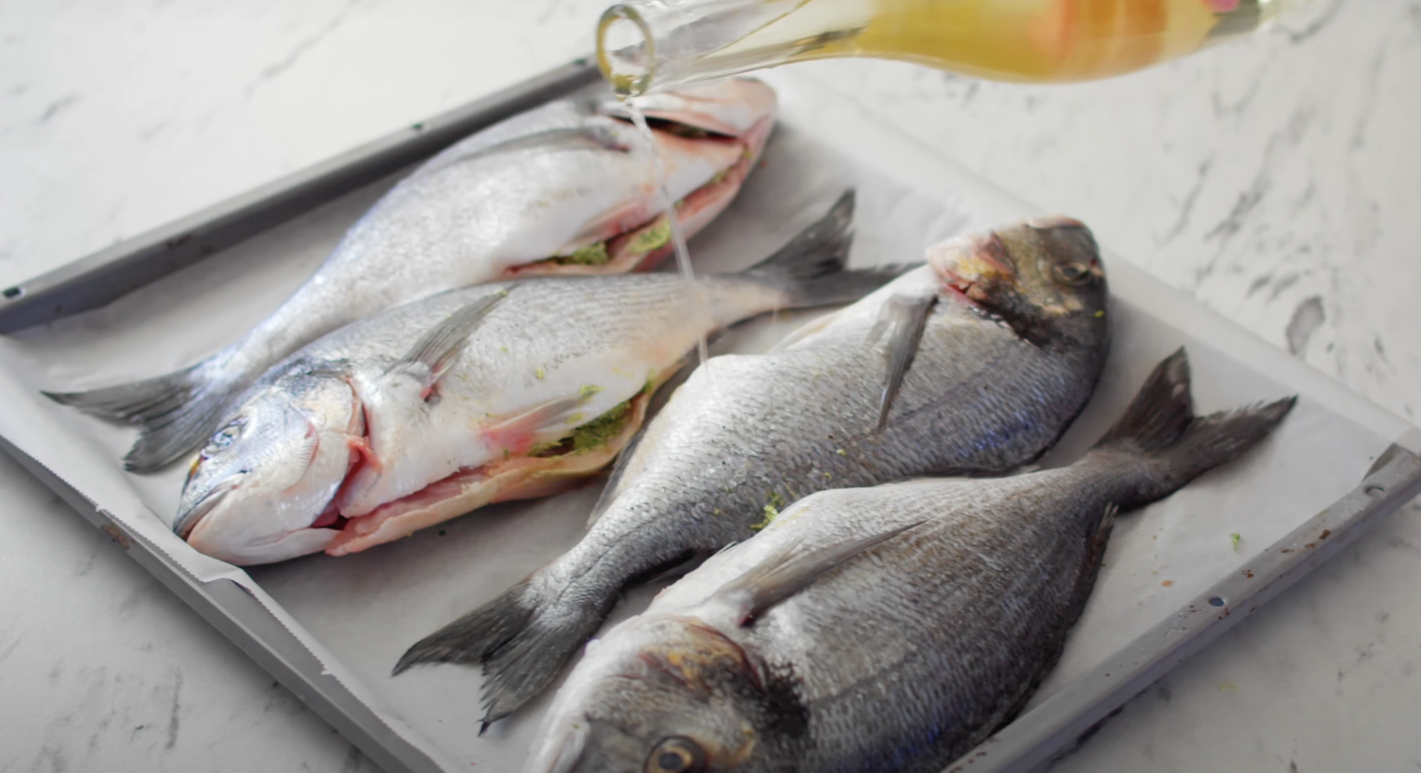 6-Ingredient Baked Sea Bream Recipe - Delice Recipes